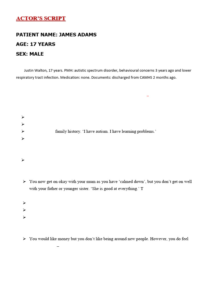 Question 2 Autism and Transition Process P | PDF | Autism Spectrum ...