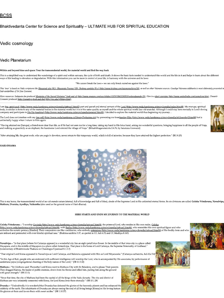 Vedic Cosmology | PDF