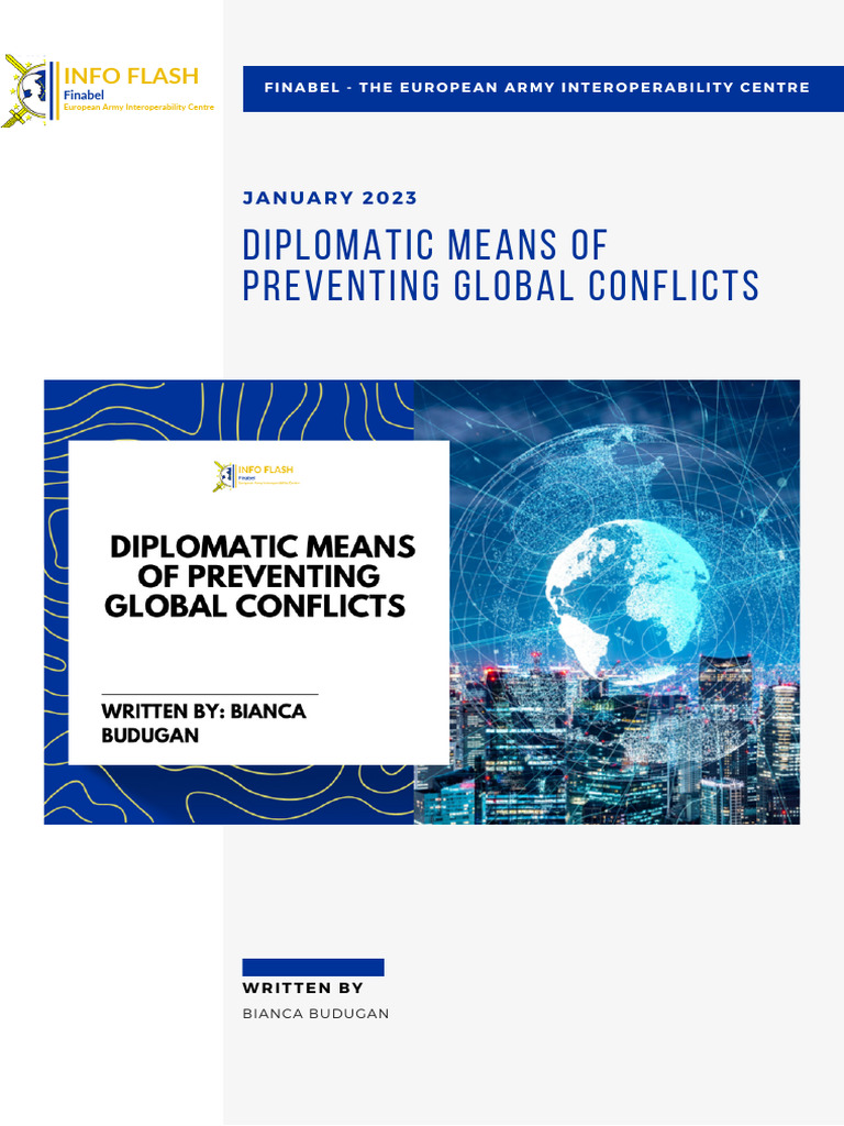 IF Diplomatic Means of Preventing Global Military Conflict Bianca ...