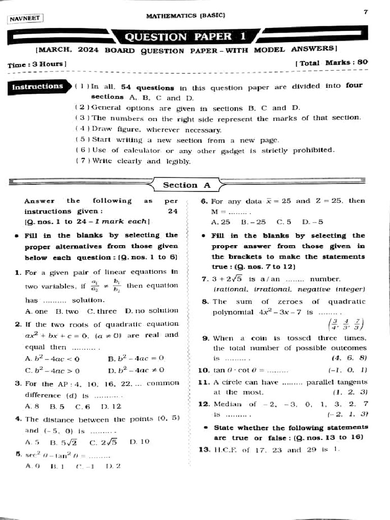 Maths Gala Question Papers | PDF | Equations | Mathematics