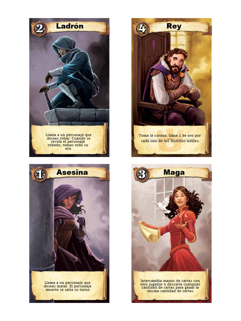 Citadels Demo Cards En | PDF | Bancos