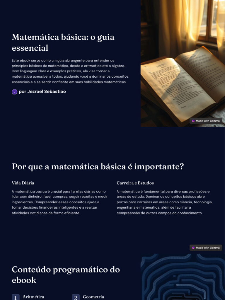 Guia de Matemática Básica Essencial | PDF | Matemática | Álgebra