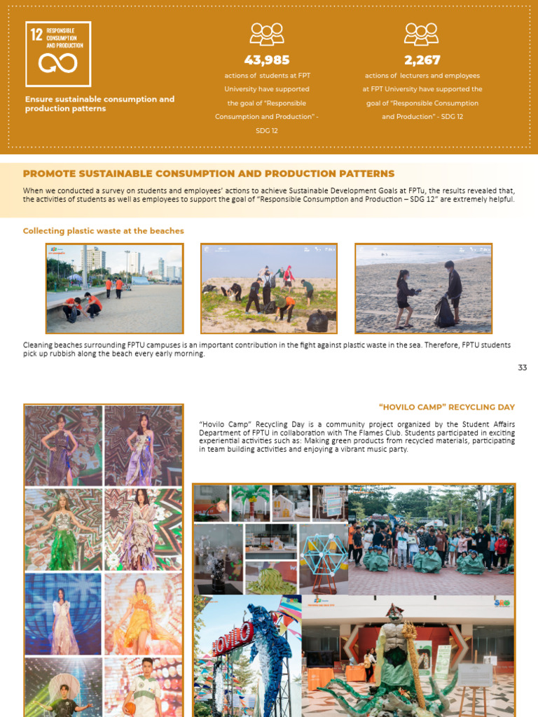 SDG 12 Responsible Consumption and Production | PDF | Recycling ...