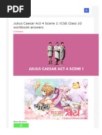 Litcharts Com Shakescleare Shakespeare Translations Julius Caesar Act 4 Scene 1 | PDF | Augustus