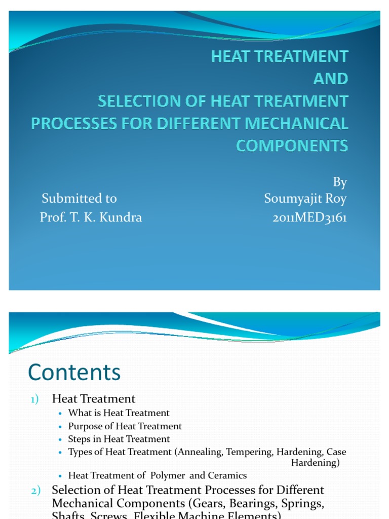 What Is Heat Treatment | PDF | Annealing (Metallurgy) | Heat Treating