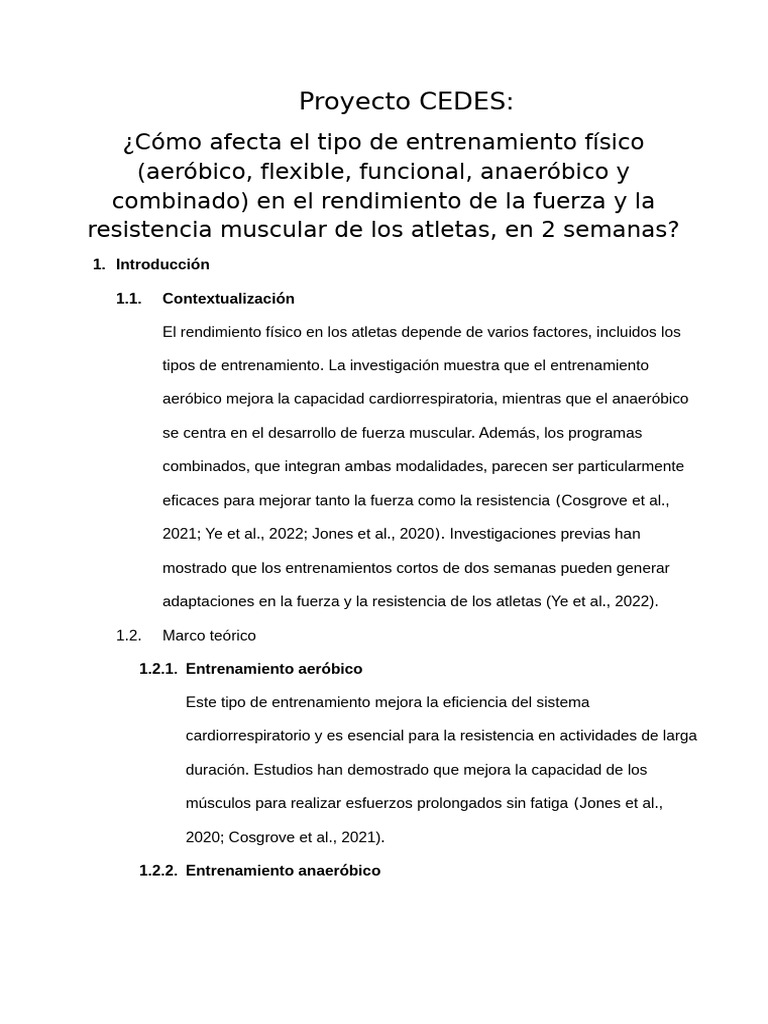 Investigación CEDES | PDF | Flexibilidad (anatomía) | Aptitud física