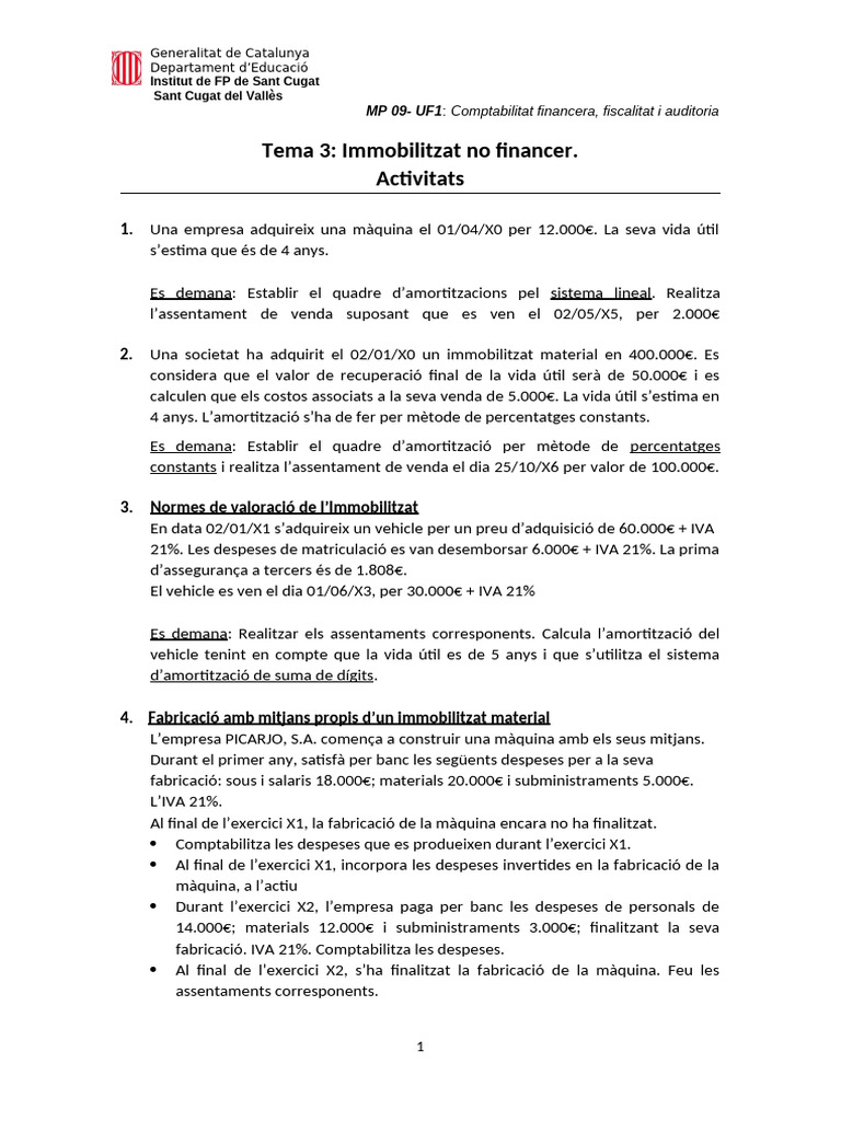 2 - Activitat 2 - Immob - Material | PDF