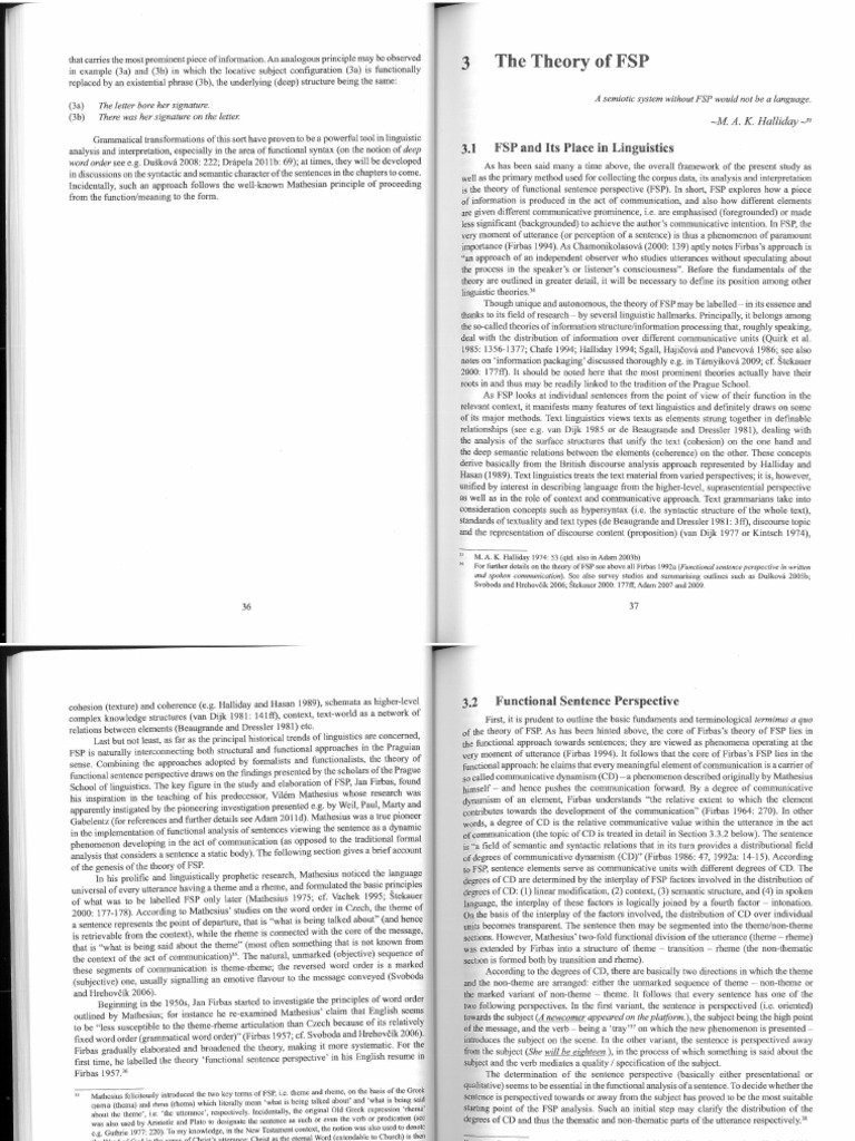 Reading Test 3 Adam The Theory of FSP | PDF