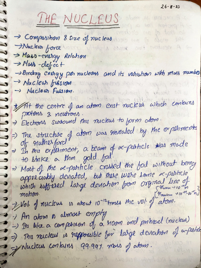 Chap 13 Nucleus | PDF