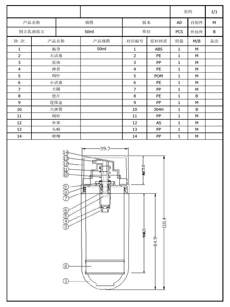 50g Upside Down Airless | PDF