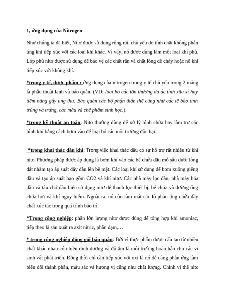 1, NG D NG C A Nitrogen | PDF