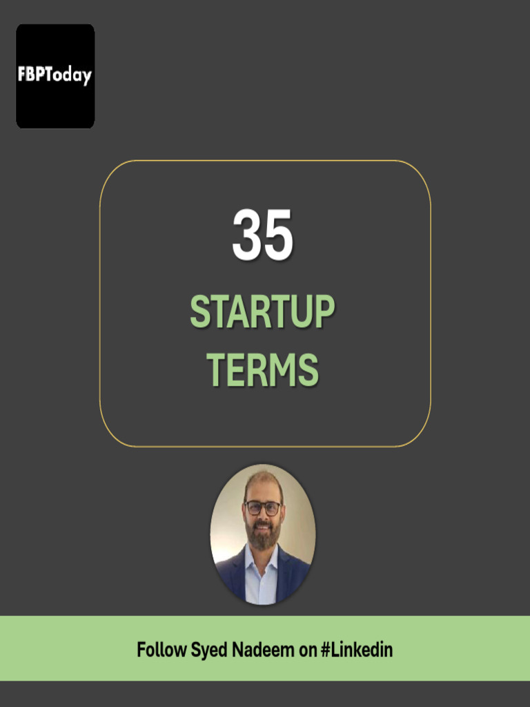 Essential Startup Terms Explained | PDF | Startup Company | Small ...