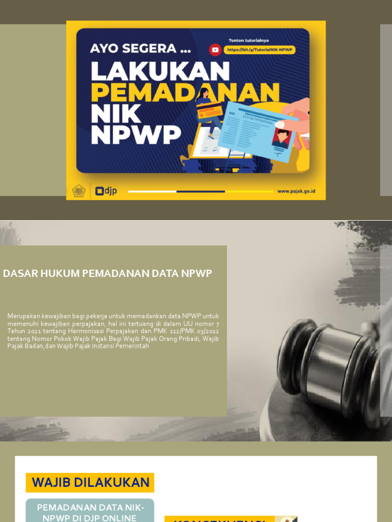 Pemadanan NPWP-NIK-24 | PDF