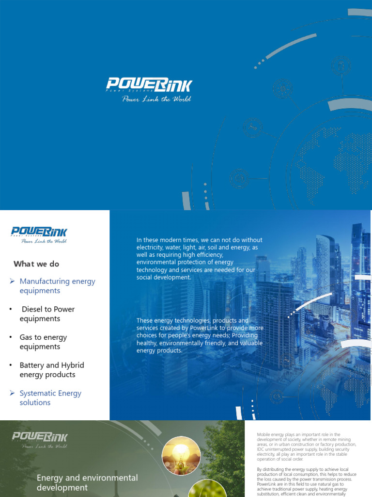 PowerLink Mobile Energy Solutions | PDF | Distributed Generation ...