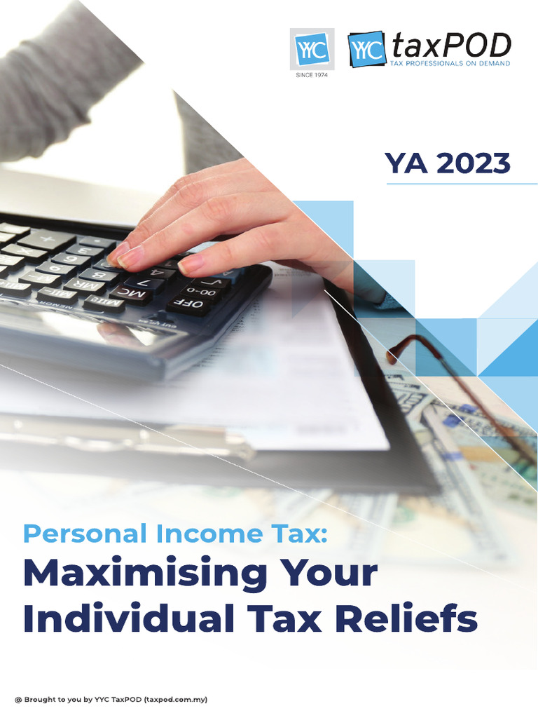 Personal Tax Relief Booklet YA2023 | PDF