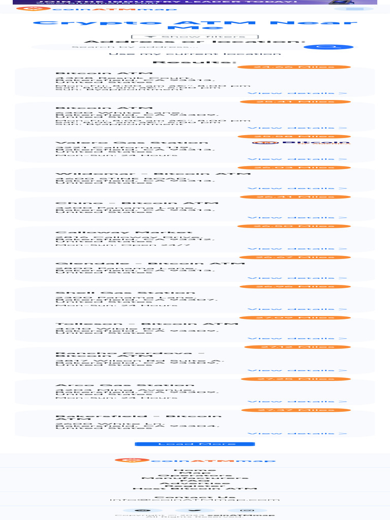Search Results - Coin ATM Map | PDF