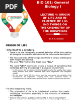 Theory of Biogenesis | PDF