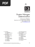 Kjeldahl Method for Nitrogen Analysis | PDF | Titration | Chemistry