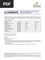 HD50MA180 Technical Data Sheet | PDF | Polyethylene | Materials Science