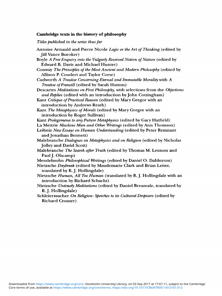 Friedrich Nietzsche Untimely Meditations 2 Cambridge Texts in The ...