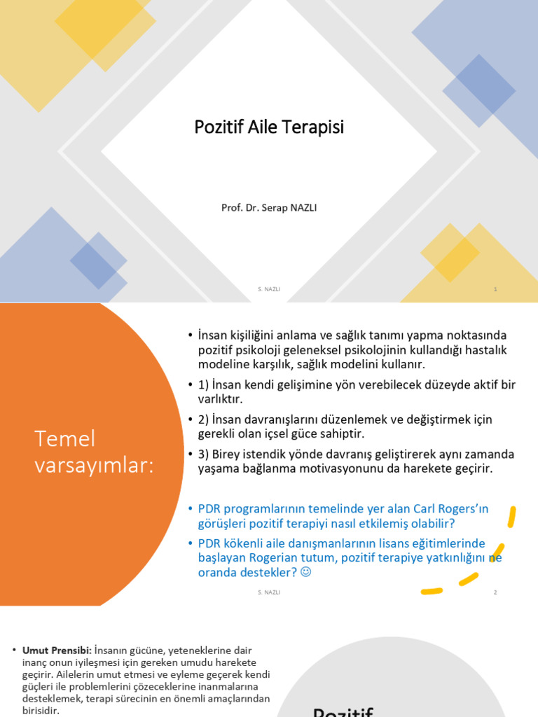 Sunu-9 Pozitif Aile Terapisi | PDF