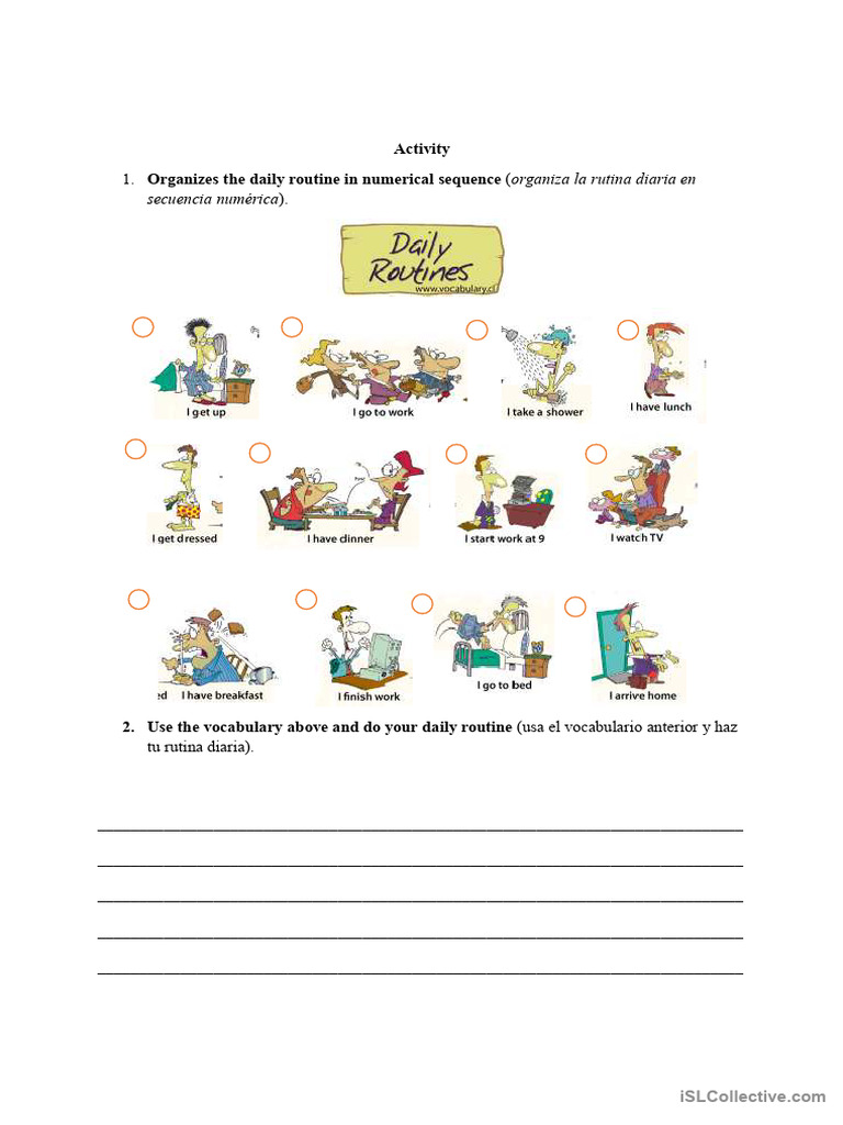 Daily Routine | PDF