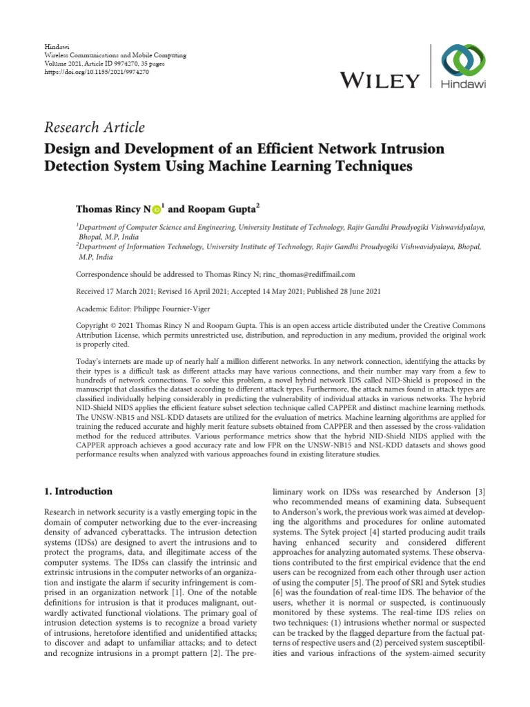 Base Paper | PDF | Machine Learning | Support Vector Machine