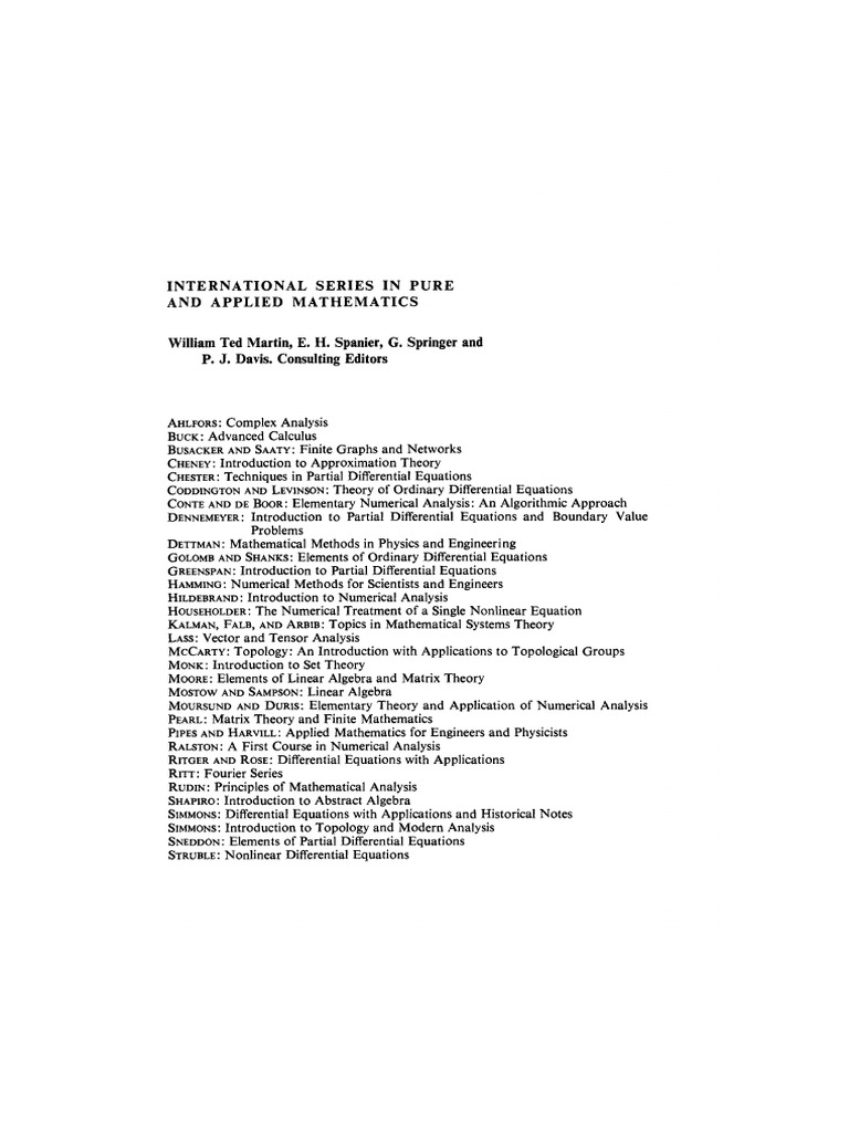 Principles of Mathematical Analysis-Rudin | PDF