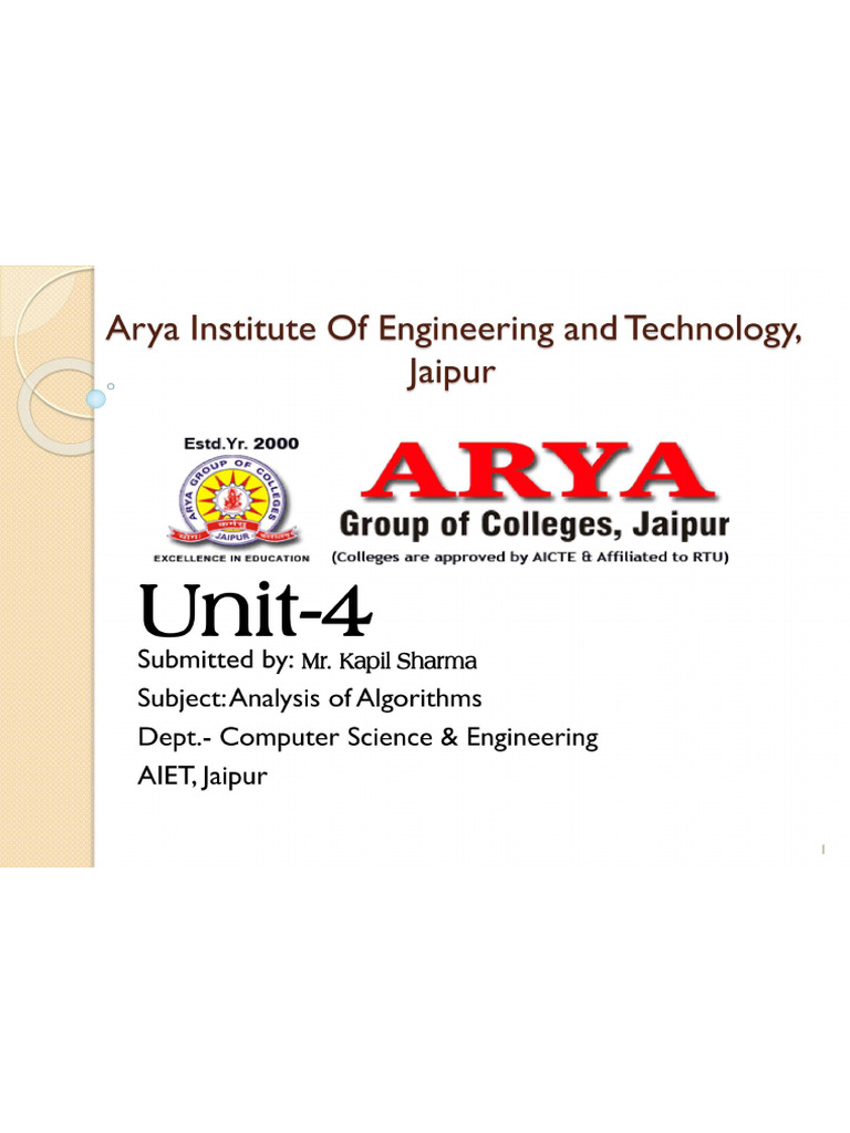 5CS4-AOA-Unit-4 @zammers | PDF