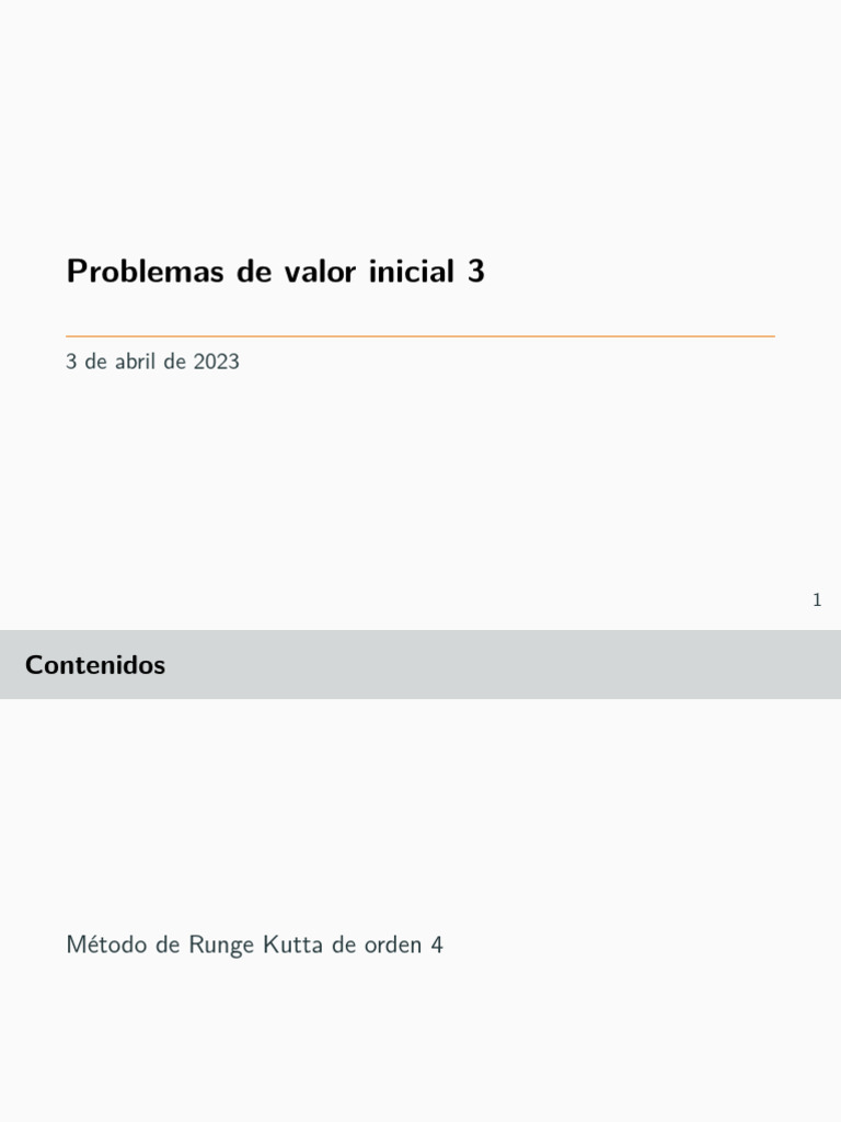 Clase7 rk4 | PDF | Oscilación | Cantidades fisicas