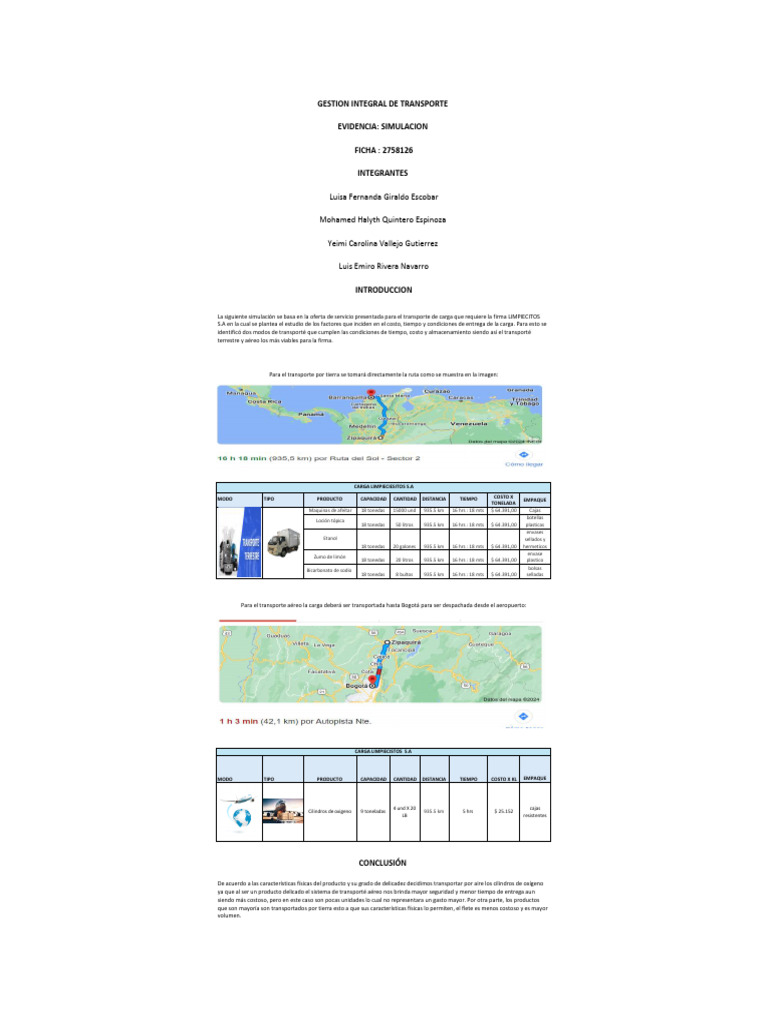 Simulacion | PDF | Transporte
