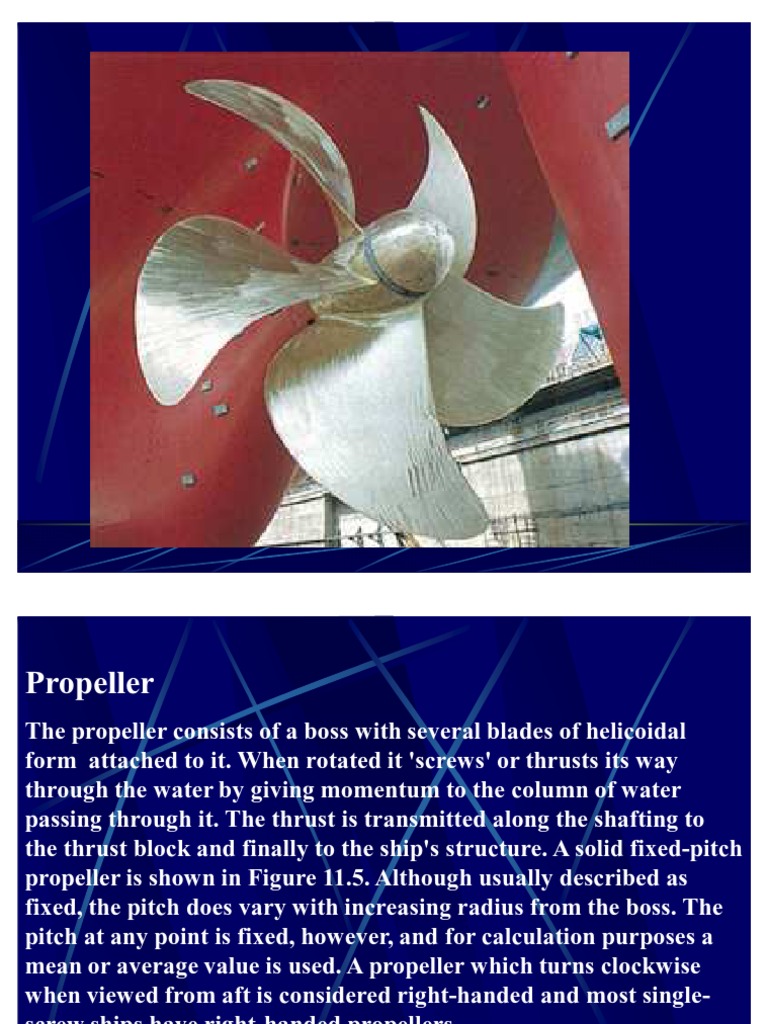 Ship Propeller Pitch Overview | PDF | Science & Mathematics | History