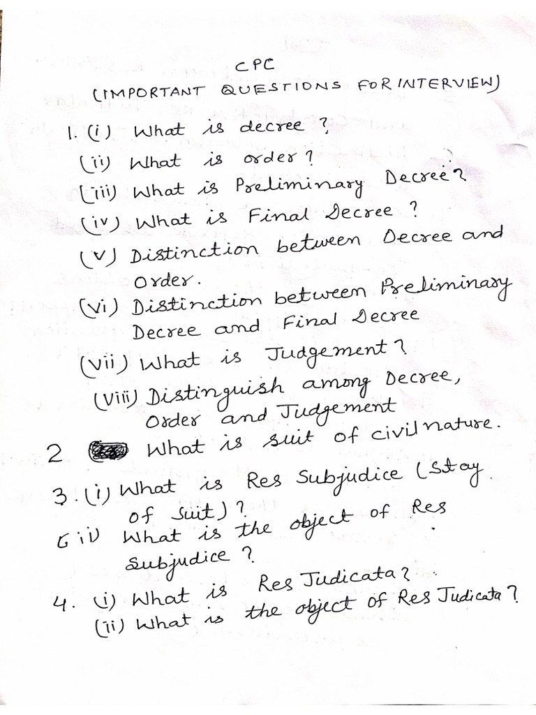 CPC Interview Questions | PDF