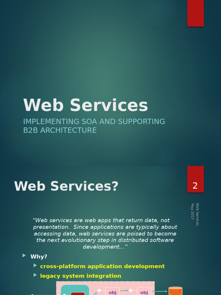 Lec 14 - Web Services.pptx | PDF | Web Service | Soap