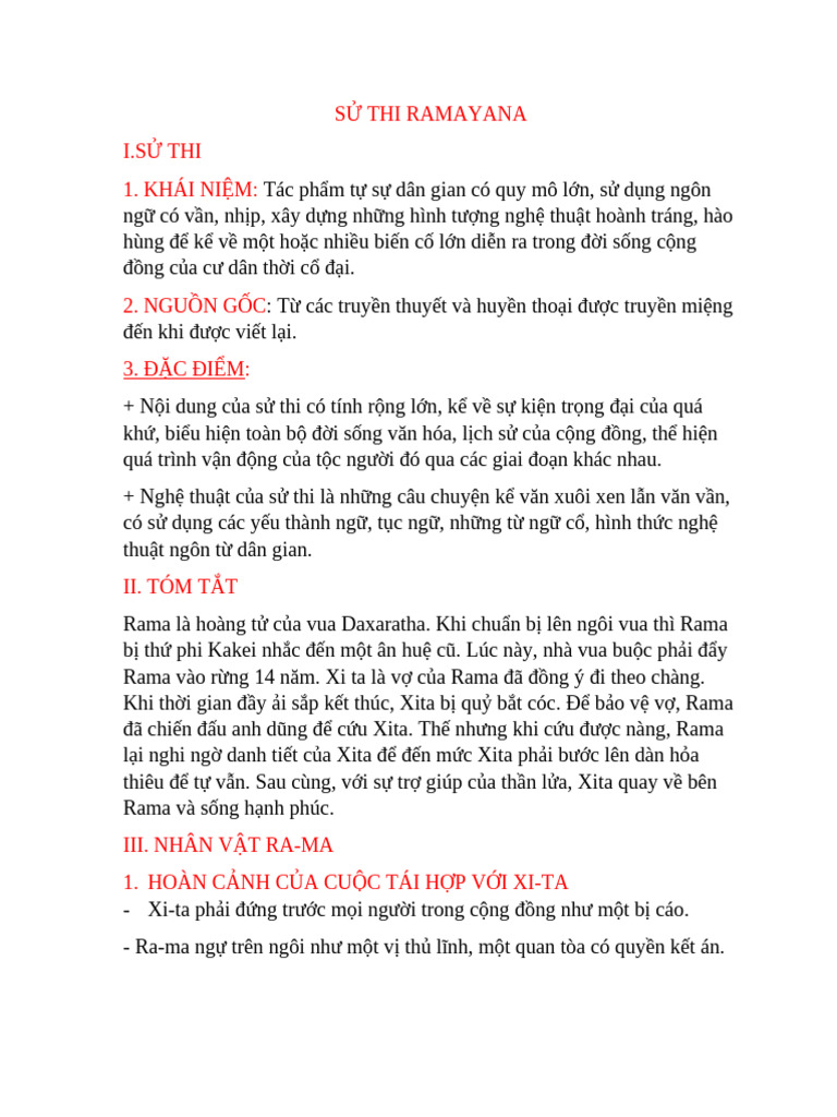 S Thi Ramayana | PDF