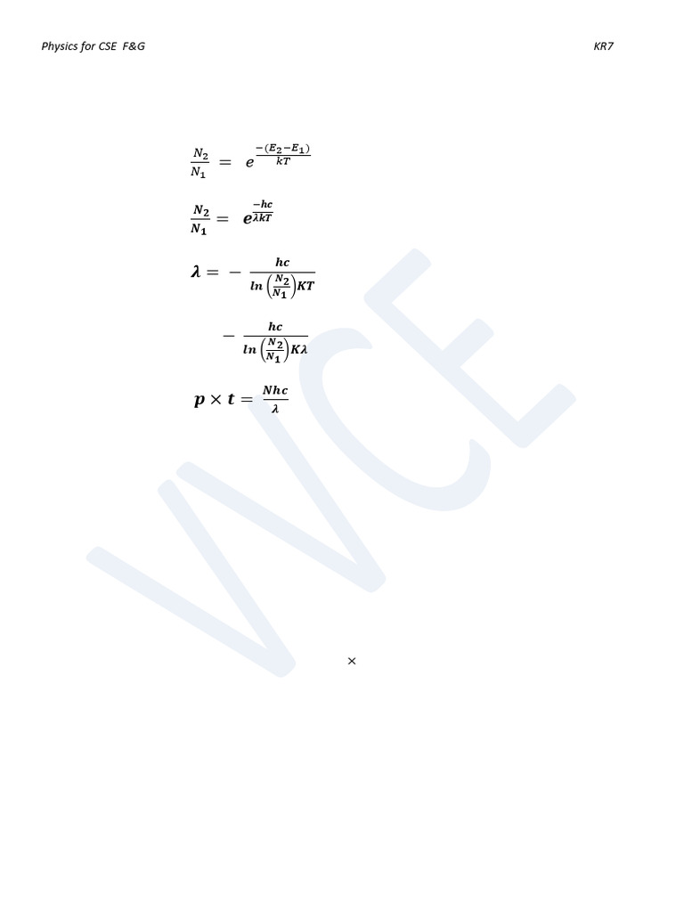 Problems Questions - Module 3 - CSE F & G | PDF | Laser | Photon