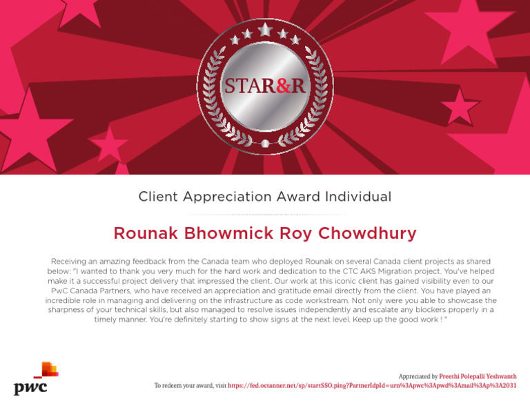 Client Appreciation Award | PDF