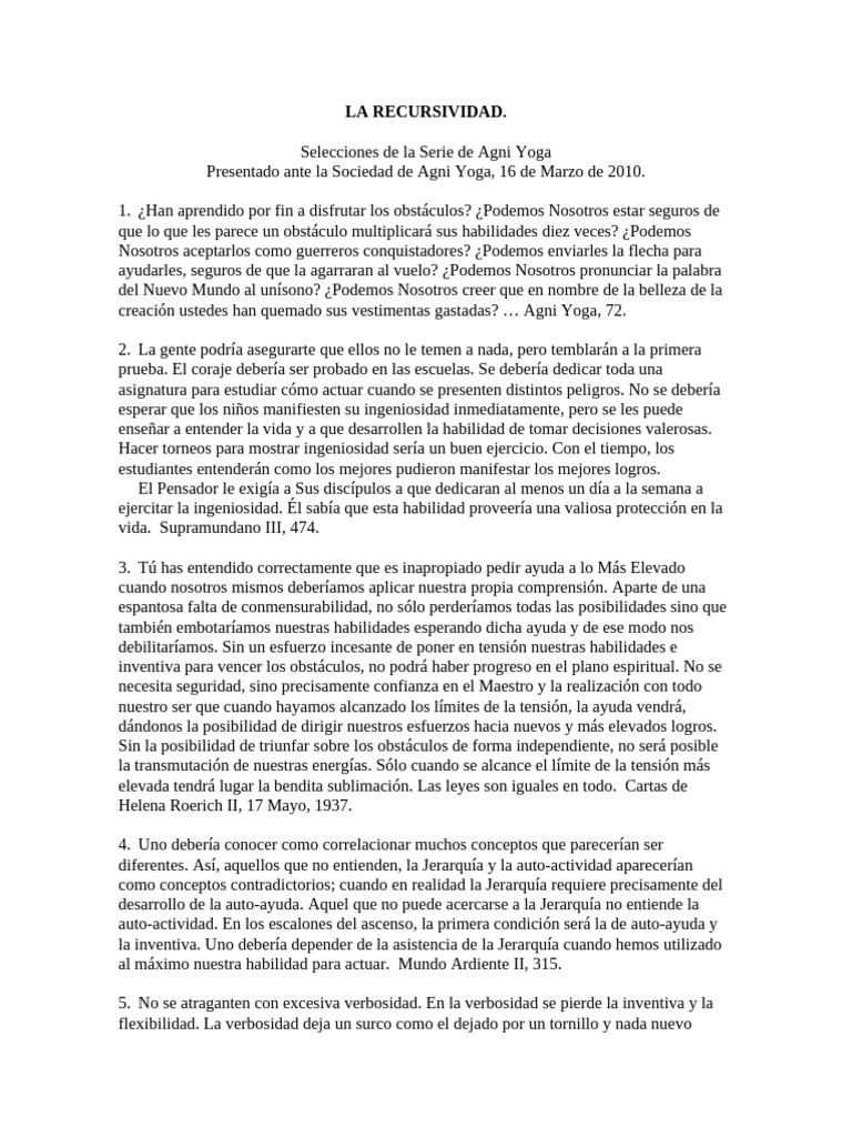 La Recursividad | PDF