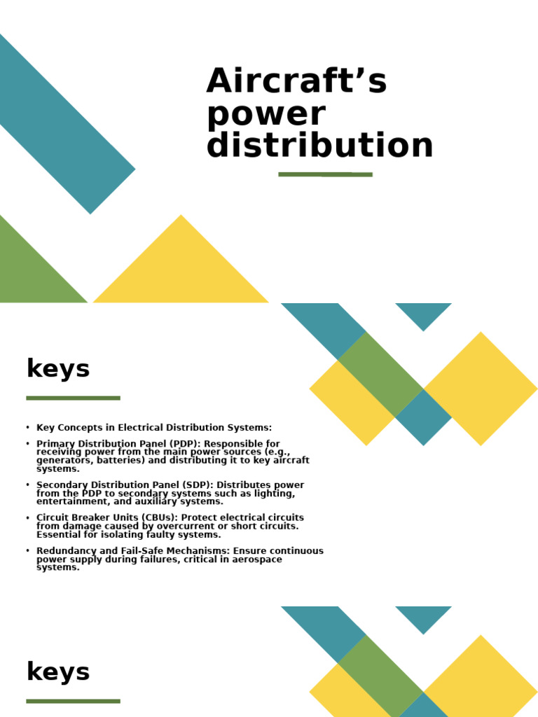 Aircraft Power Distribution System Design | PDF | Reliability ...