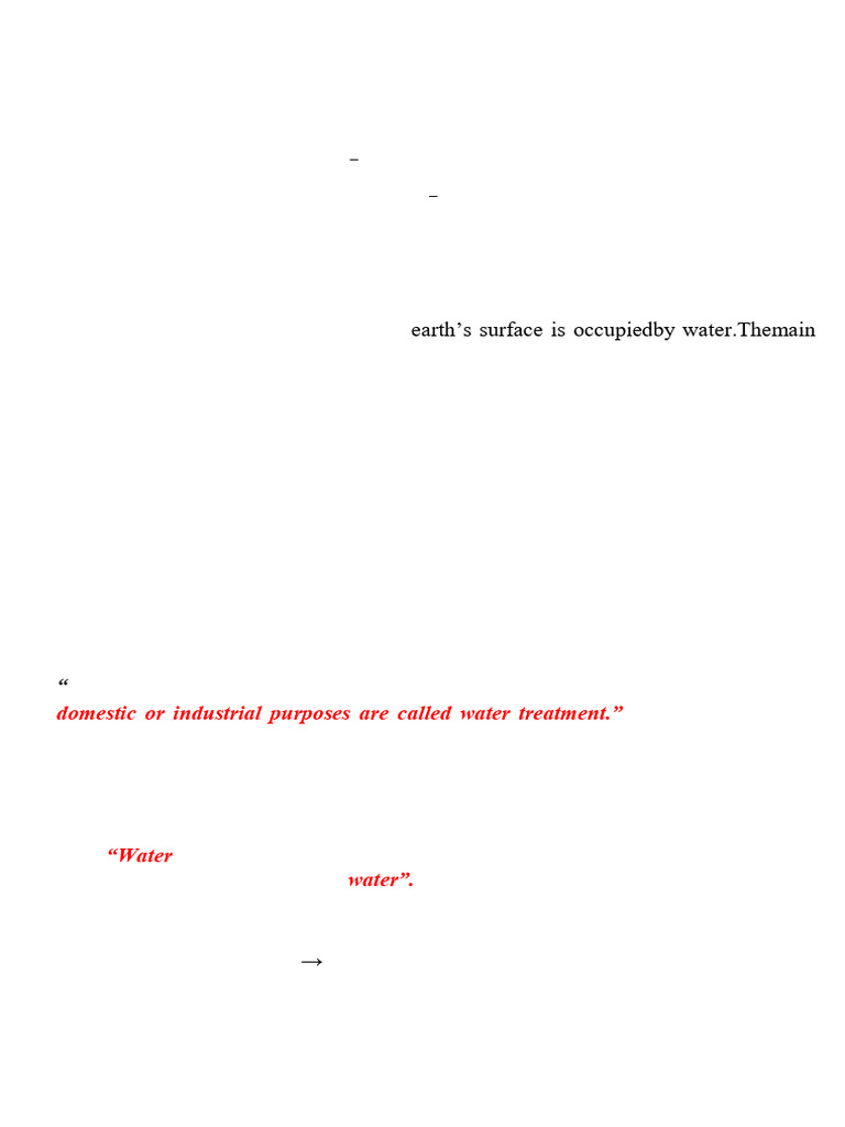 Unit-I Water Technology Notes | PDF | Osmosis | Membrane