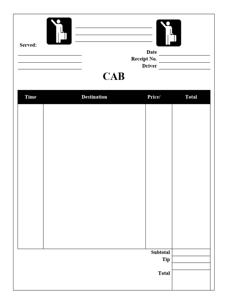 Taxi bill | PDF