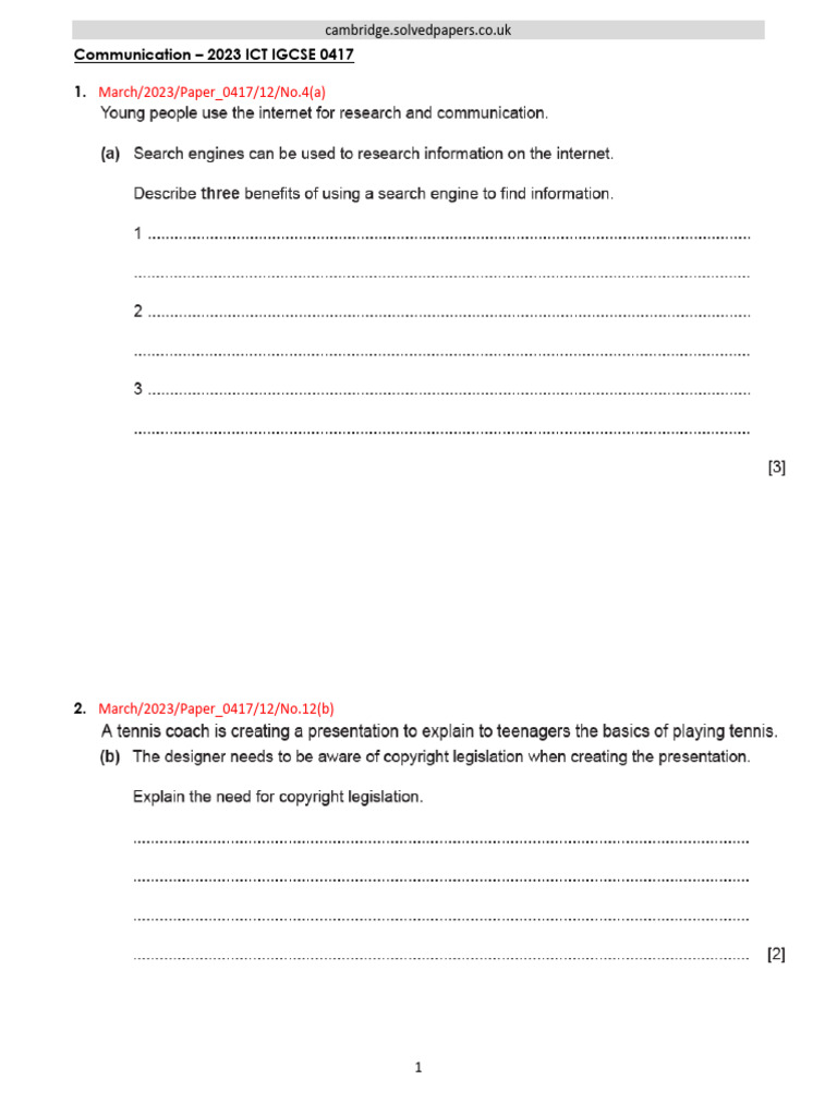 Communication 1 | PDF