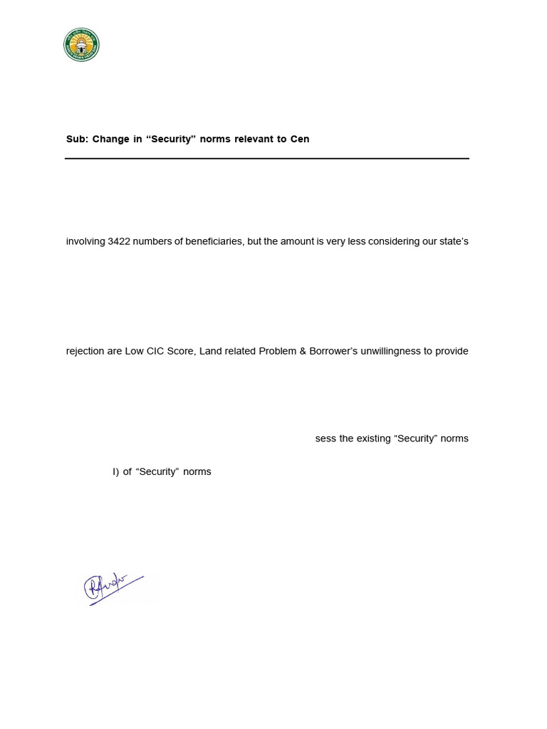 Revised Security Norms for AIF Financing | PDF | Collateral (Finance) | Mortgages