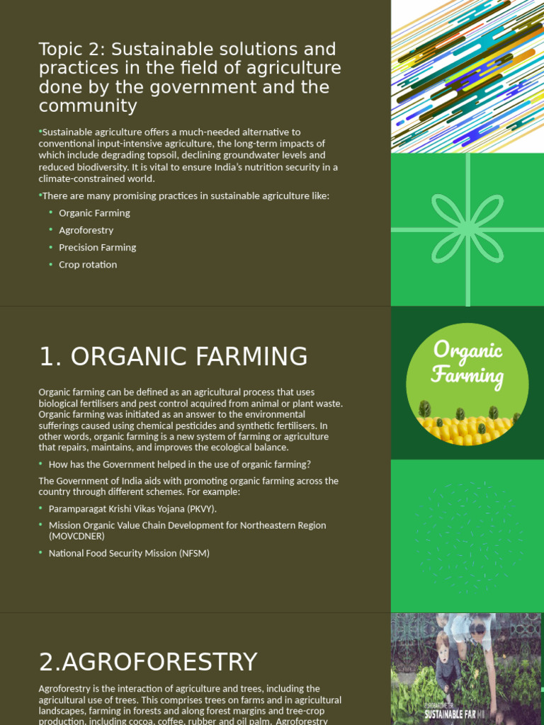 Presentation1 (6) | PDF | Agriculture | Organic Farming