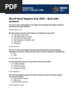 QUESTIONNAIRE | PDF | Hand Washing | Hygiene