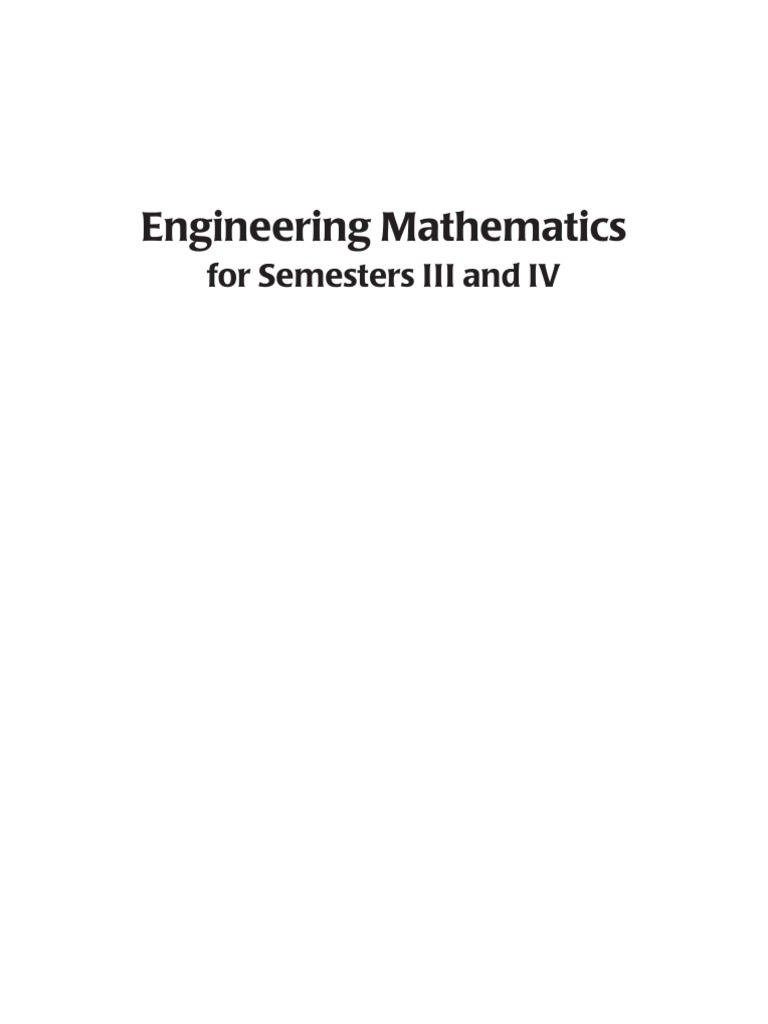 C. B. Gupta - Engineering Mathematics For Semesters III and IV-McGraw ...
