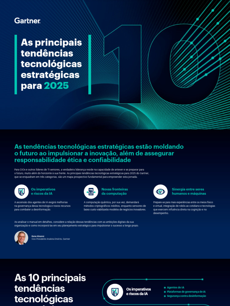 2024 12 Principais Tendências Tecnológicas Estratégicas Gartner 2025 | PDF | Informática ...