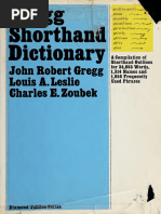 Gregg Shorthand - Dictionary | PDF | Philippines | Lexicology