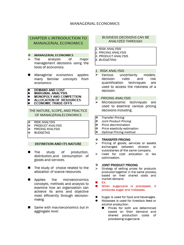 Introduction to Managerial Economics | PDF | Demand | Employment