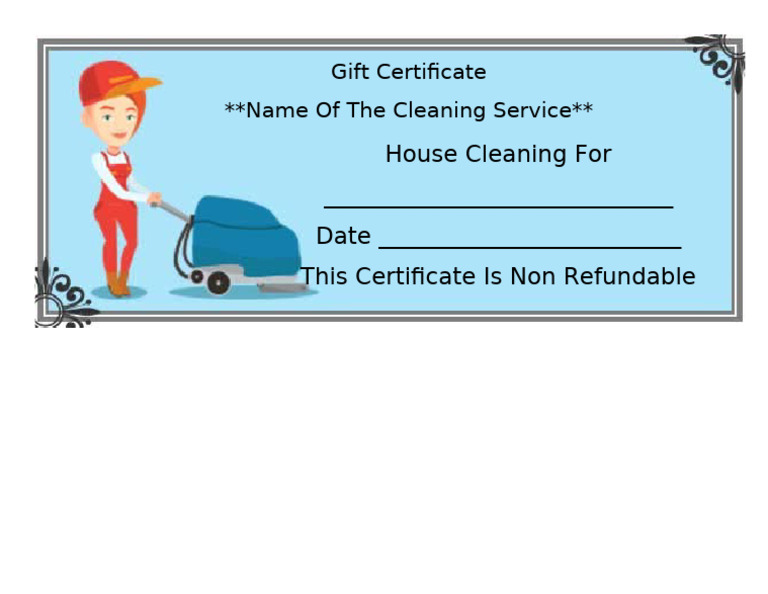 Merry Maids Gift Certificate | PDF